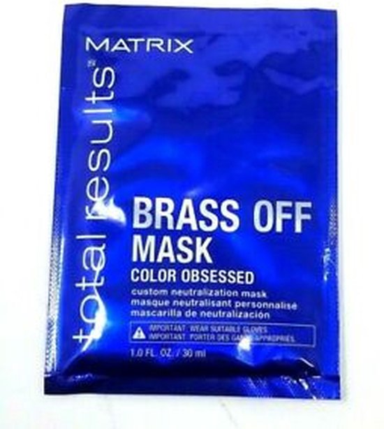 Matrix Masker Total Results Brass Off Custom Neutralization Mask | bol.com