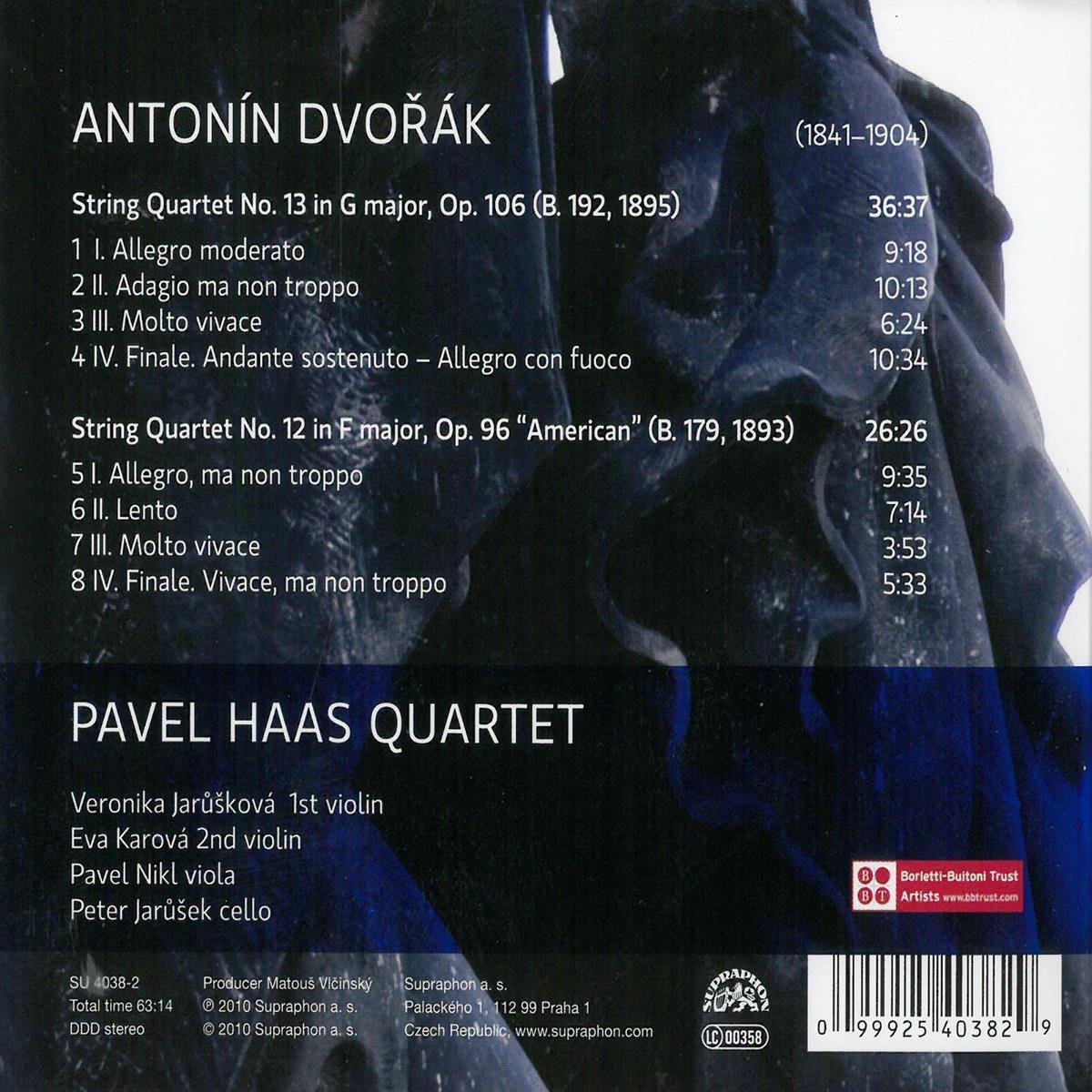 String Quartets Op.96 And Op. 106 'american', Pavel Haas Quartet | LP (album) | Muziek | bol.com