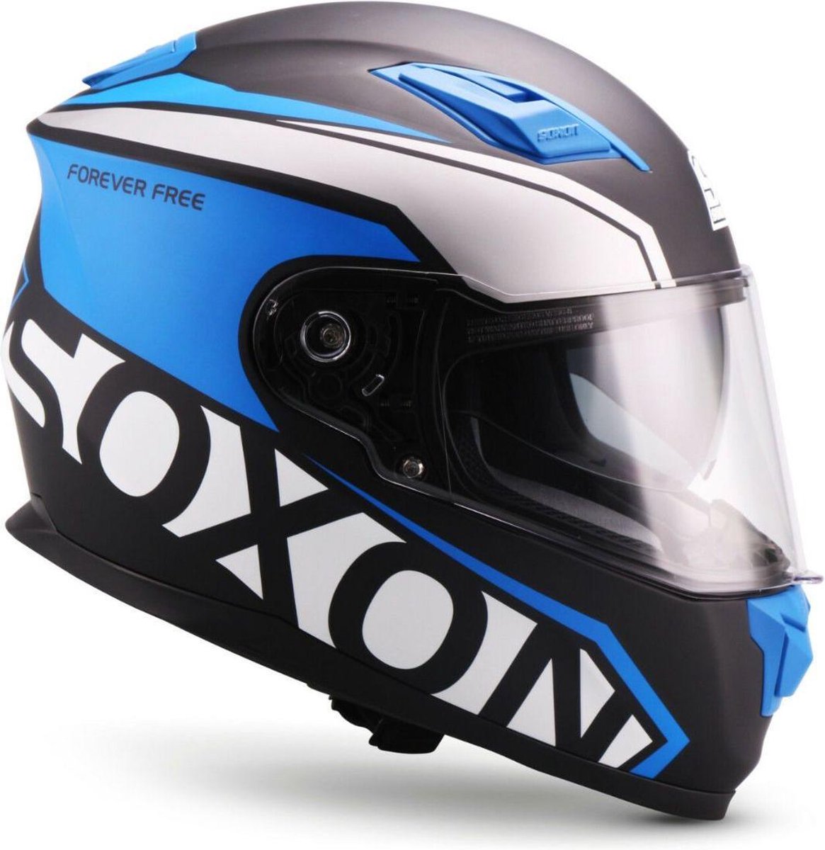 SOXON ST-1001 RACE integraal helm, motorhelm, scooterhelm ECE keurmerk ...
