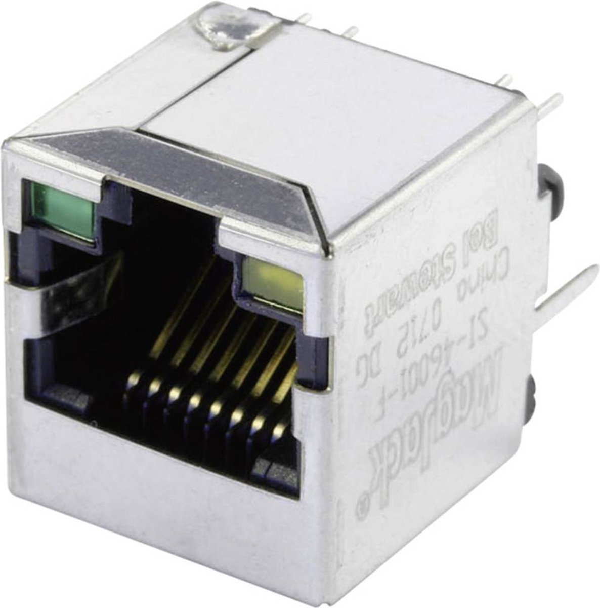 BEL Stewart Connectors SI-46001-F MagJack 10/100Base-TX 4 verticaal ...