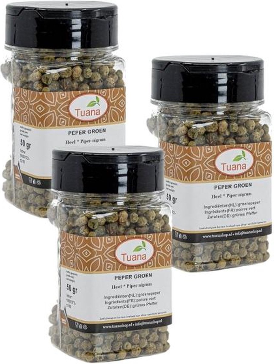 Peper Groen Heel - 50 g x 3 - KP0205 | bol.com
