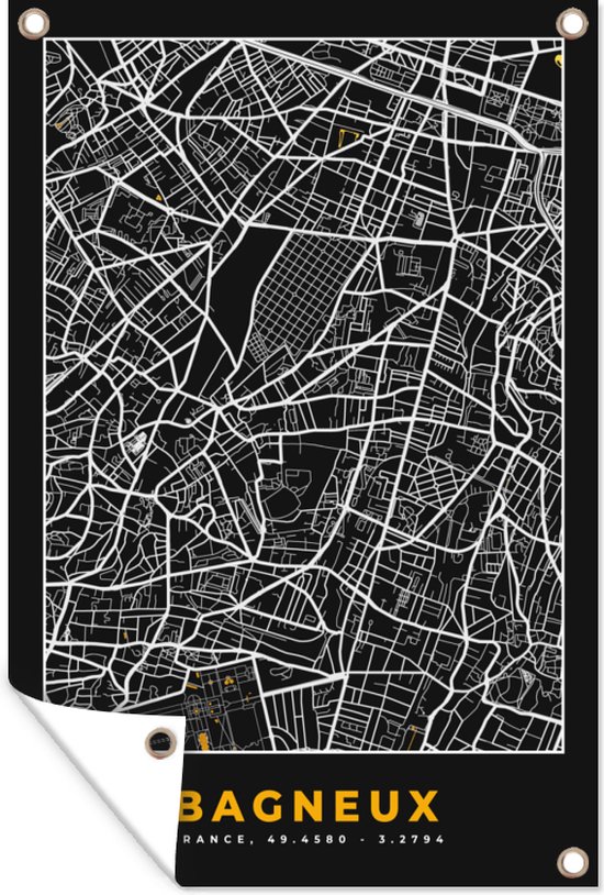 Tuinposters buiten Frankrijk - Stadskaart - Bagneux - Plattegrond ...
