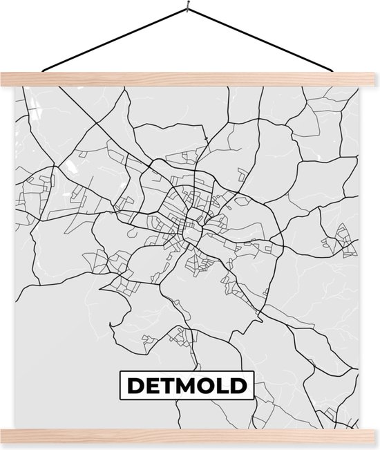 Schoolplaat - Detmold - Kaart - Stadskaart - Plattegrond - Duitsland ...