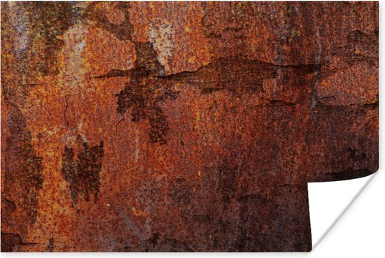 Poster Retro - Roest - IJzer - 30x20 cm | bol