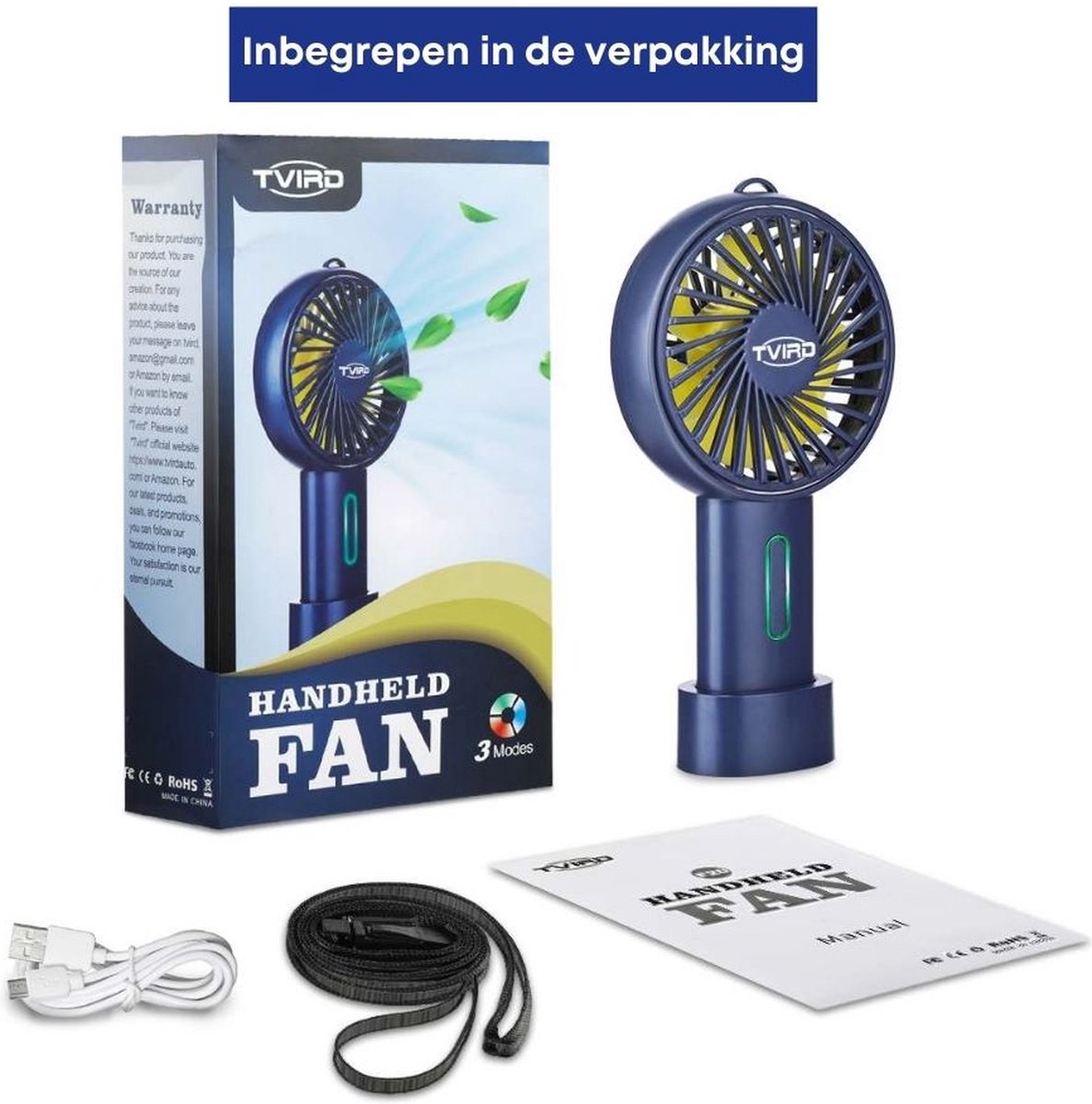 Handventilator | Mini Ventilator | Draagbare ventilator | Kleine ...