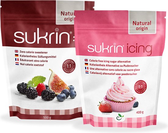Sukrin - Combideal Sukrin:1 & Sukrin Icing - Geschikt voor diabetici ...
