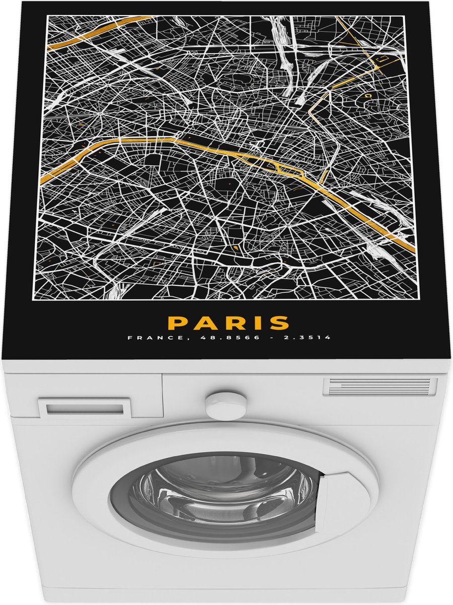 Wasmachine beschermer - Wasmachine mat - Paris - Stadskaart ...