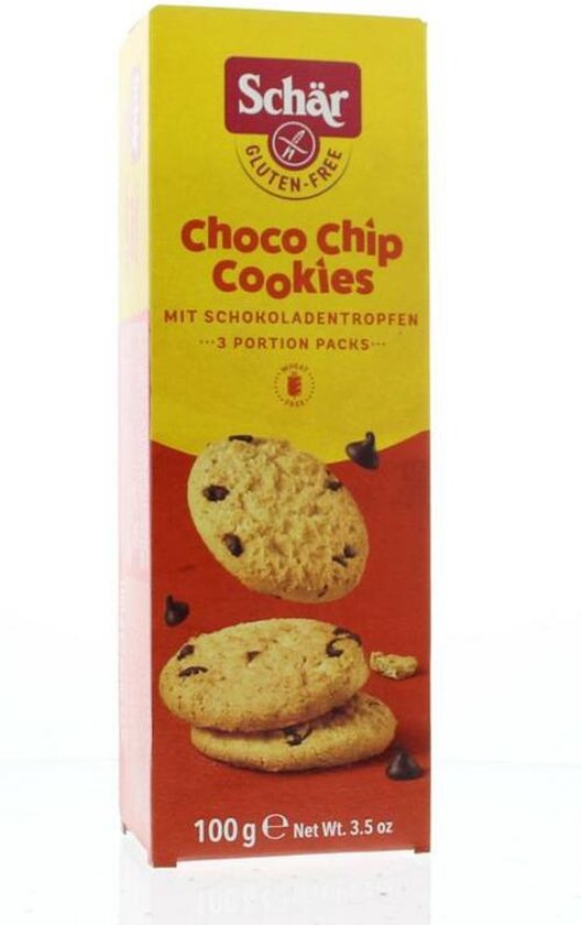 Schär Choco chip cookies 100 gram | bol.com