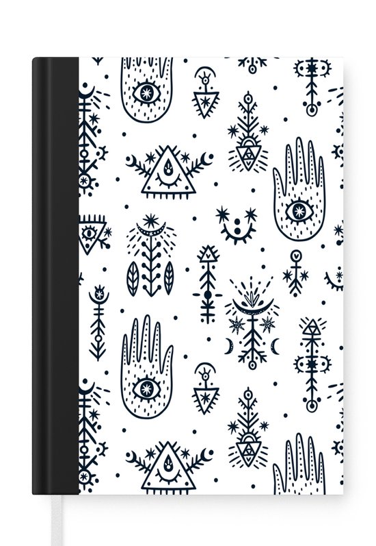 Carnet - Carnet d'écriture - Design - Main - Symboles - Carnet - Format ...
