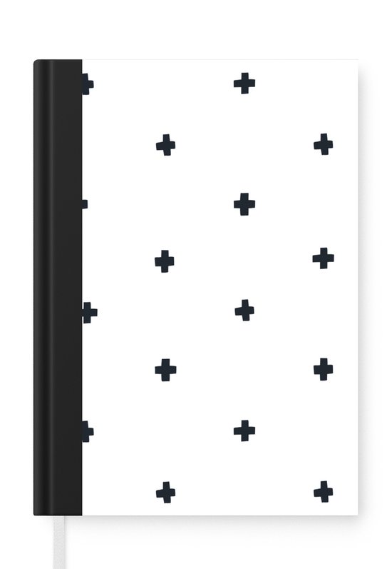 Carnet - Carnet d'écriture - Motif - Zwart - Wit - Plus - Carnet ...