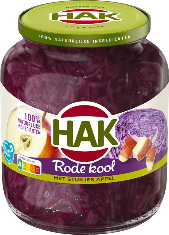 HAK Rode Kool Appel OPP - Tray 12x710 gram - Beste uit de Test ...