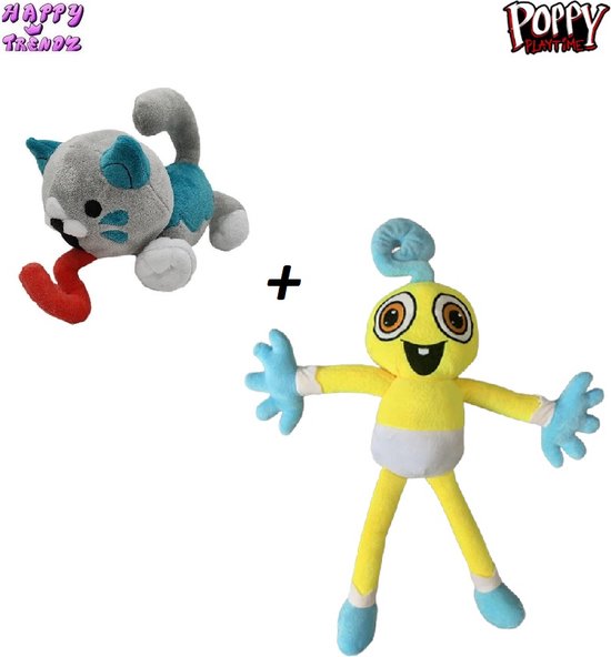 Happy Trendz® Poppy playtime Candy Cat Baby Longleggs - 2 Stuks Pluche ...