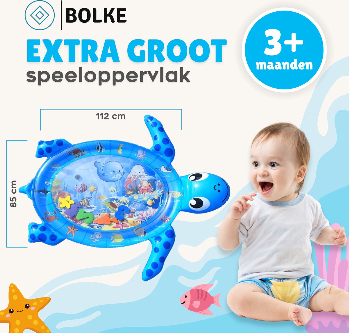 Bolke® - waterspeelmat - watermat voor baby's - Babyshower Cadeau ...