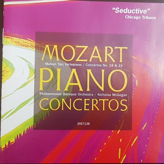 Mozart: Piano Concertos no 18 & 19 / Melvyn Tan, Nicholas McGegan et al, Melvyn Tan |... | bol