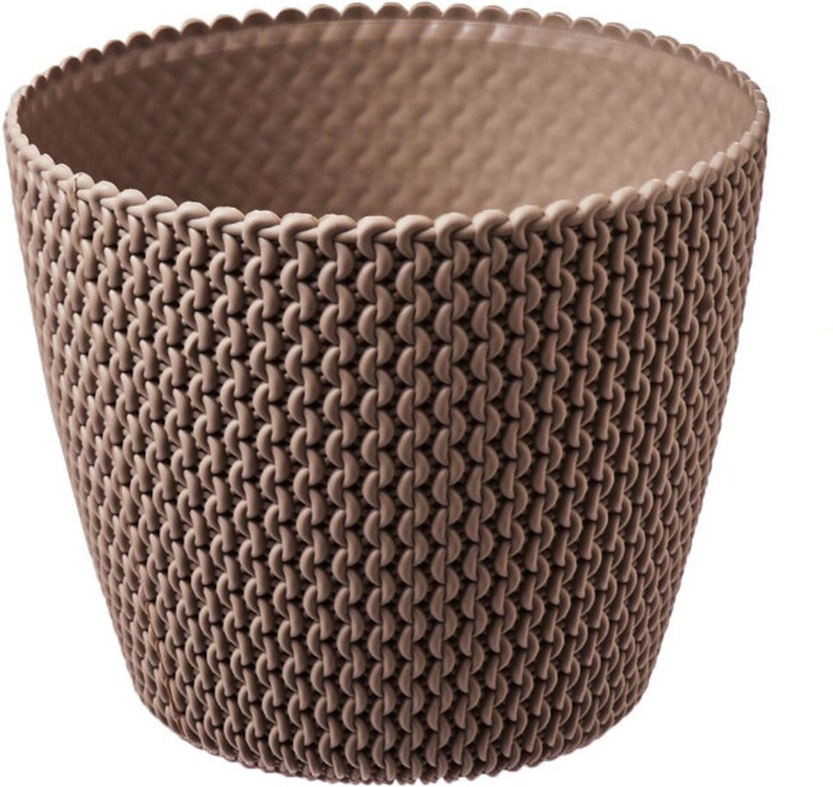 Bloempot Buiten Binnen Rond Splofy 30cm TAUPE Prosperplast | bol.com
