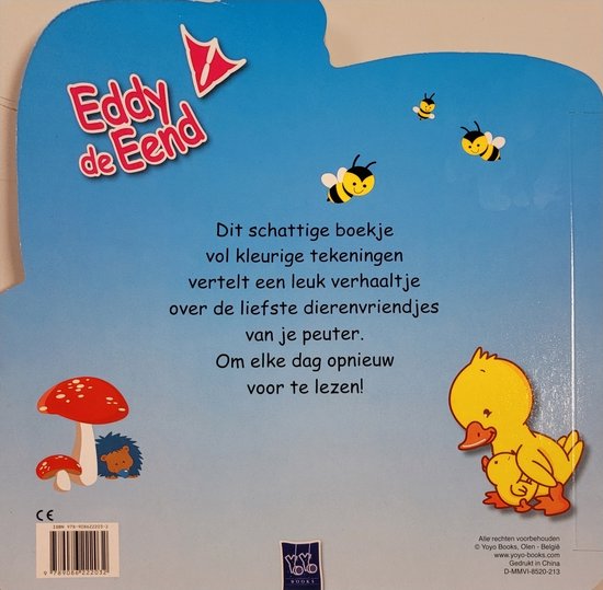 mijn kleine vriendjes - Eddy de eend | 9789086222032 | Boeken | bol