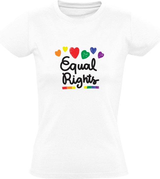 Equal Rights Dames T-shirt | Homo | Roze Maandag | Pride | Parade ...