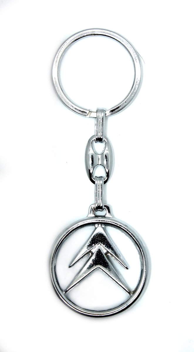 Citroën Sleutelhanger | Metaal | Citroën Logo | Keychain Citroën | bol.com
