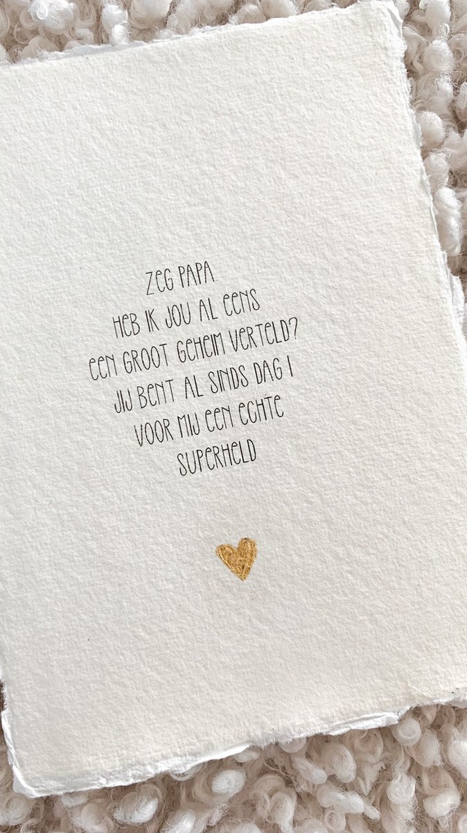 Zeg papa | Lifeline - Gedicht voor papa - Poster - A5 formaat | bol.com