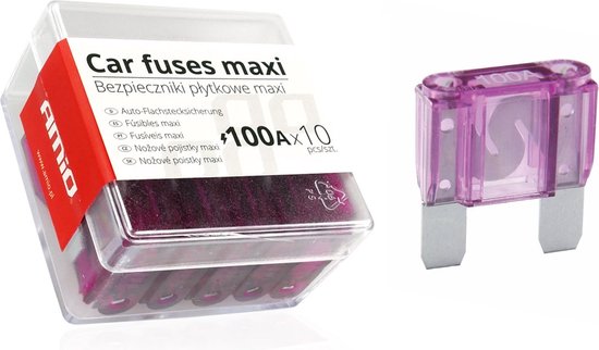 Maxi steekzekering - 100A - 10 stuks | bol