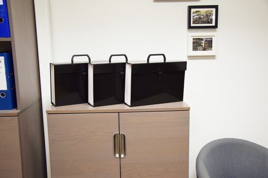 4 stuks Map Met Handvat - Bestandsmap - Sorteermap - Officemap ...