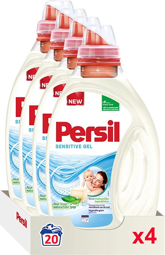 Persil Sensitive Gel wasmiddel - 80 (4x20 wasbeurten ...