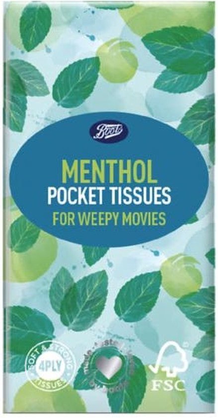 Boots Menthol Tissue Zakdoekjes | bol.com