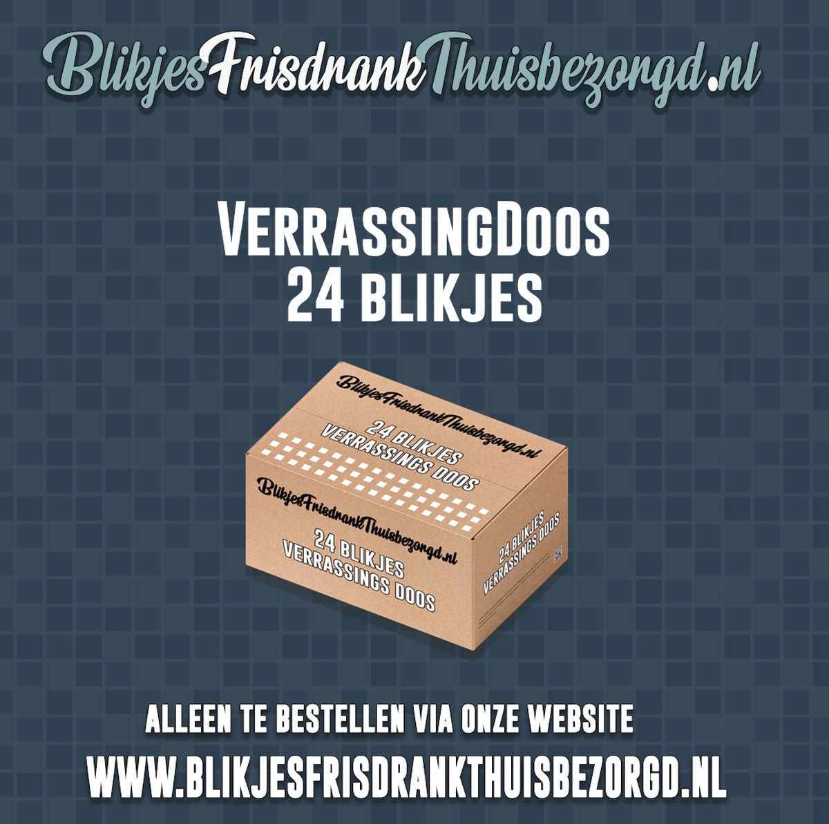 Frisdrank Verrassings Box met 24x330ml. Elke verrassings Box is weer ...