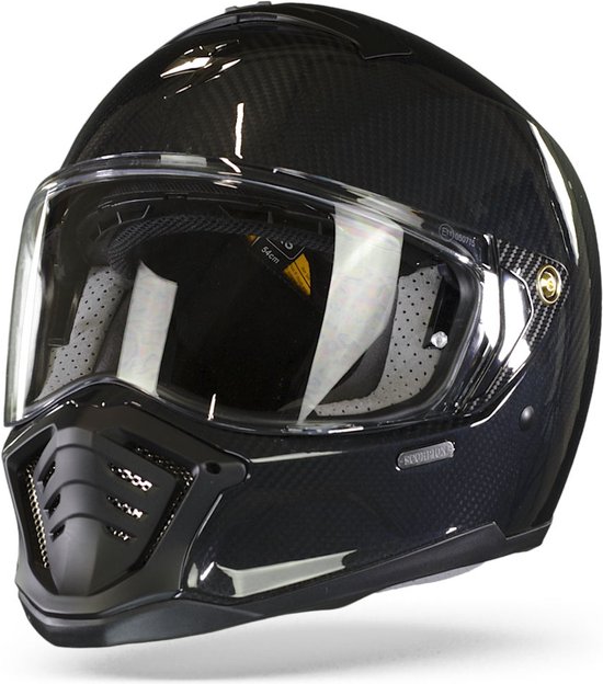 Scorpion Exo-Hx1 Carbon Se Solid Black S | bol