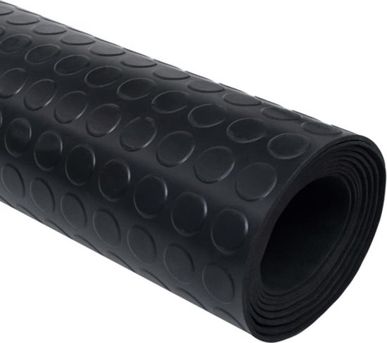 vidaXL Rubberen anti-slip vloermat 5x1m stippen | bol.com