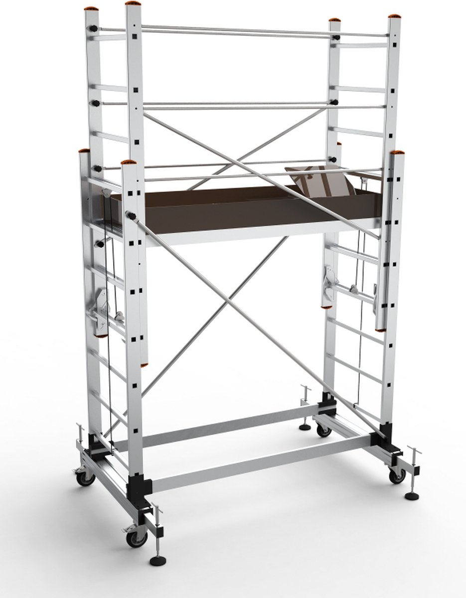 Bovak Verstelbaar kamersteiger – Rolsteiger maximaal 400 cm | bol