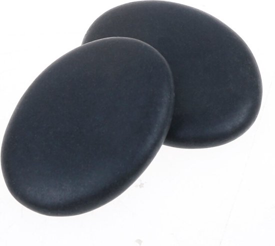 Black Lava Natuursteen Schoonheid Stenen Massage Spa Rots Basalt Stenen ...