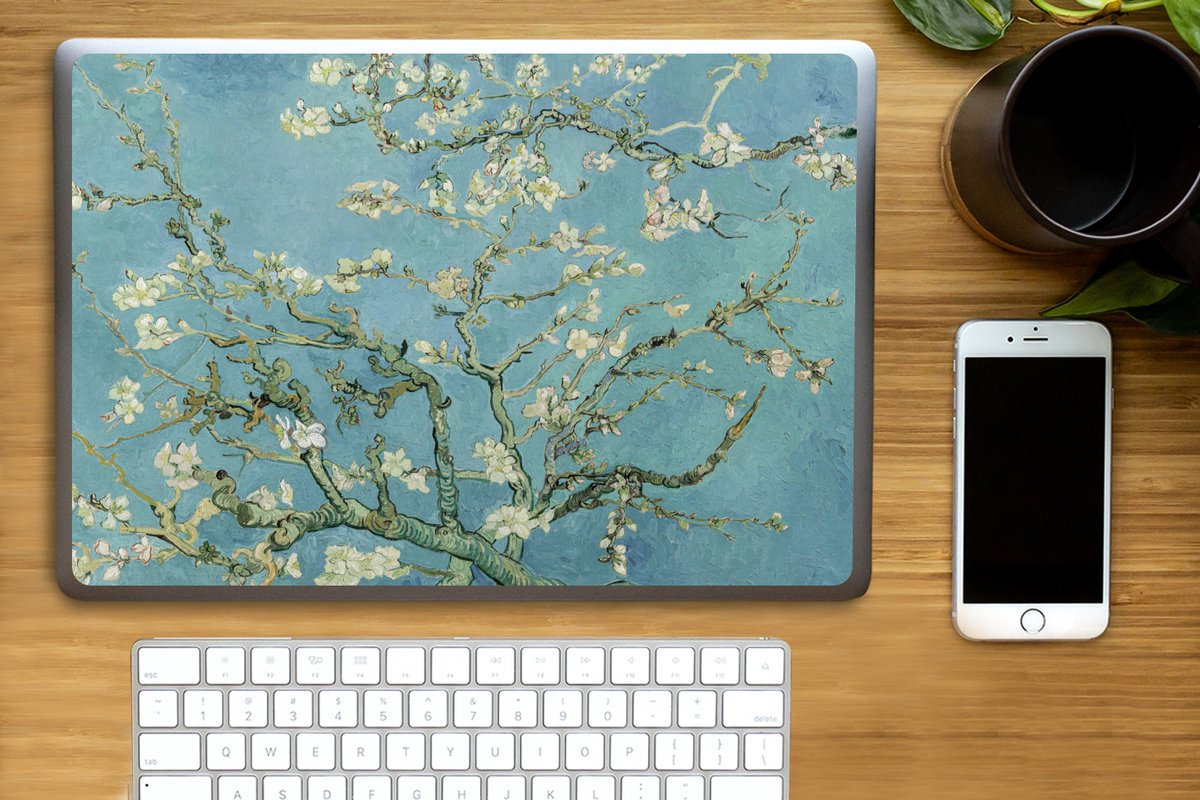 Laptop sticker - 15.6 inch - Van Gogh - Bloesem - Oude meesters ...