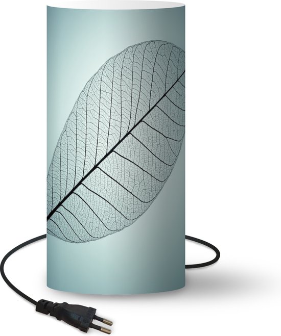 Lamp - Nachtlampje - Tafellamp slaapkamer - Beeld van een bladskelet ...