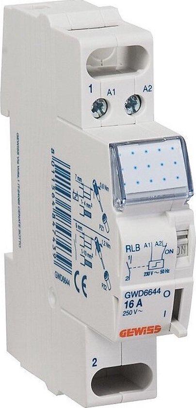 Gewiss - Unipolaire Teleswitch 16 A 250 V~ | bol