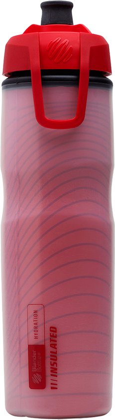 BlenderBottle® | HALEX BIKE INSULATED | 710 ml | ROOD | Spinning bidon ...