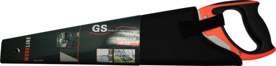 GS Houtzaag 500mm - Handzaag met gehard stalen zaagblad - incl ...