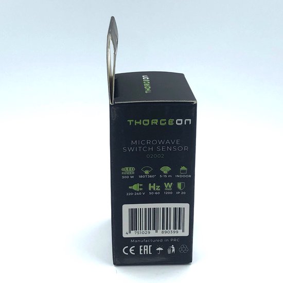 Thorgeon Microwave Switch Sensor / Bewegingsmelder | bol