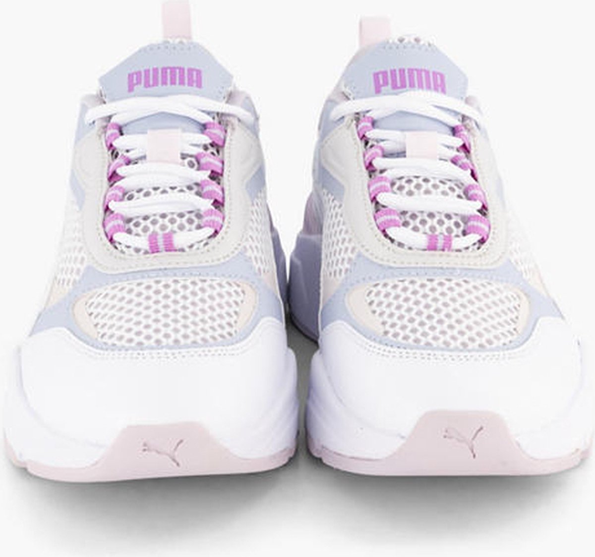 PUMA Cassia Summer Dames Sneakers - White - Maat 37 | bol.com