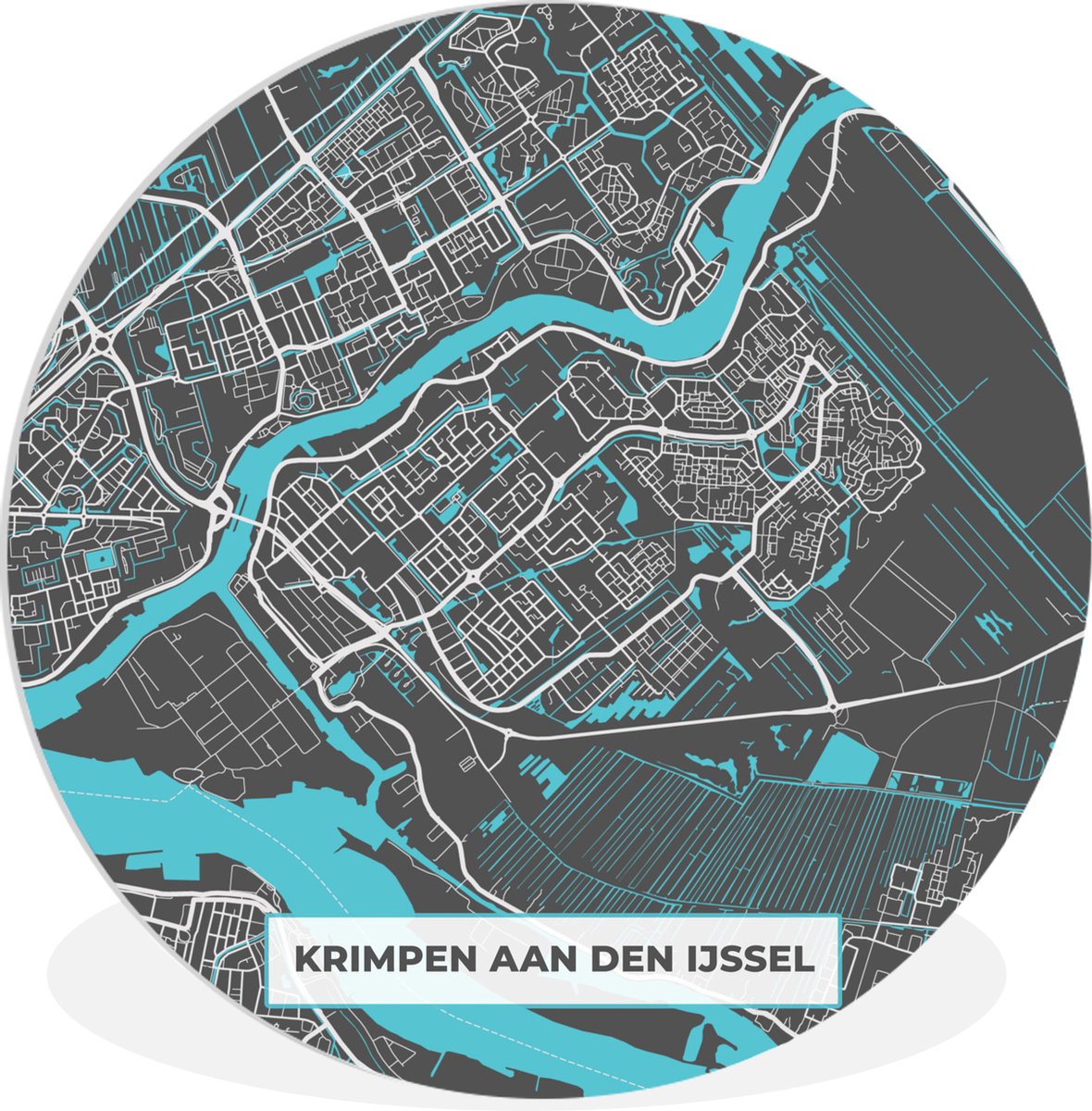 Wall Circle - Wall Circle Indoor - Map - Map - Krimpen aan den IJssel ...