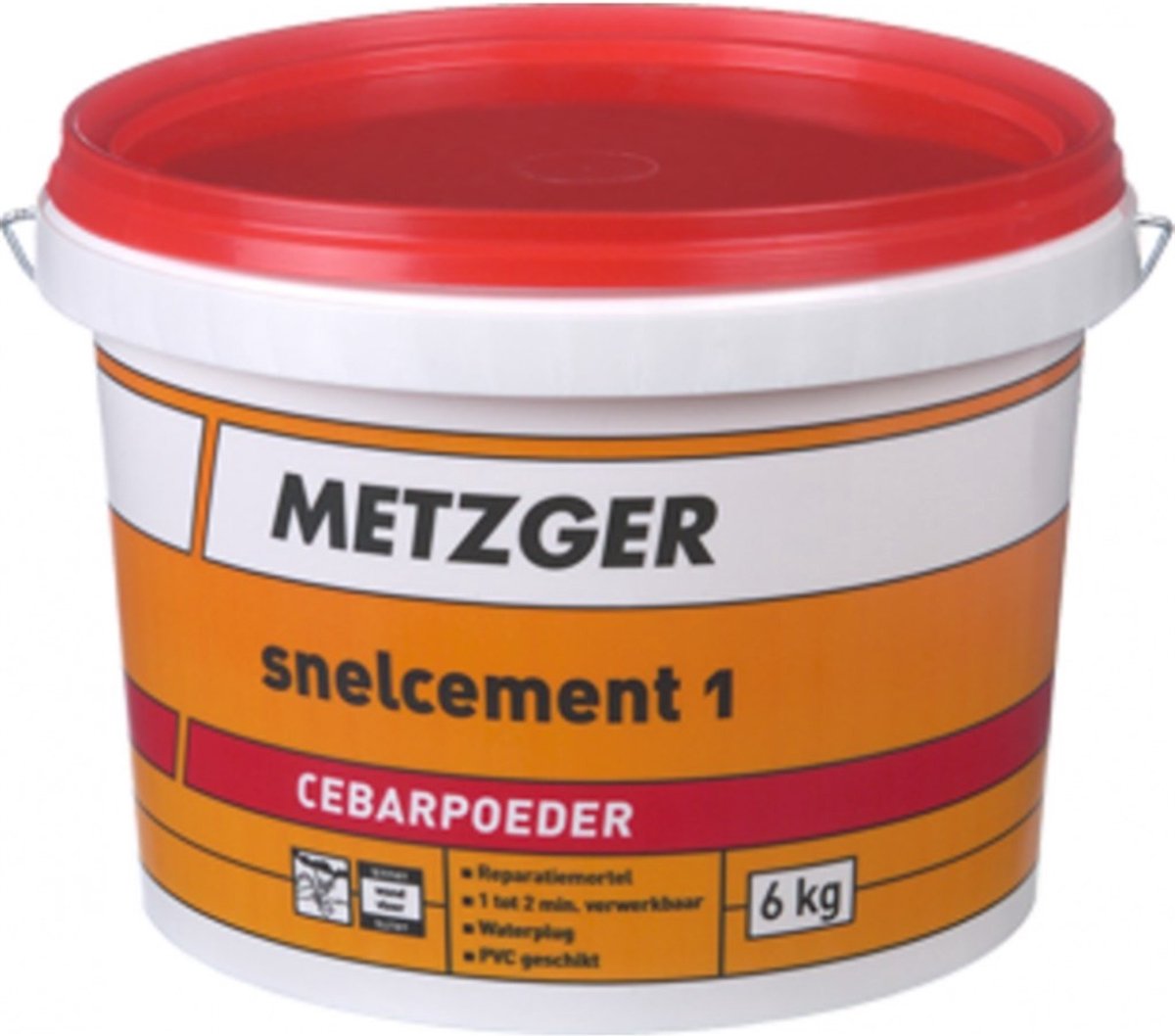 Cebar Poeder Snelcement Grijs Emmer 6Kg | bol