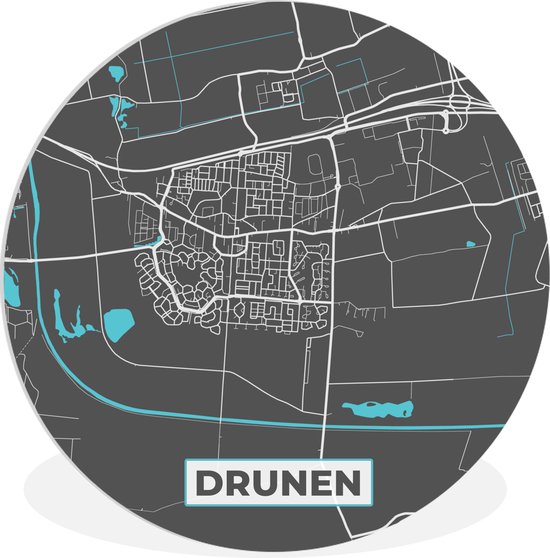 Wall Circle - Wall Circle Indoor - Map - Map - Drunen - City Map ...