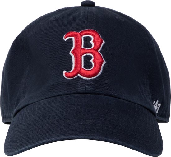 47 Brand Boston Red Sox Clean Up Cap B-RGW02GWS-HM, Mannen, Marineblauw ...