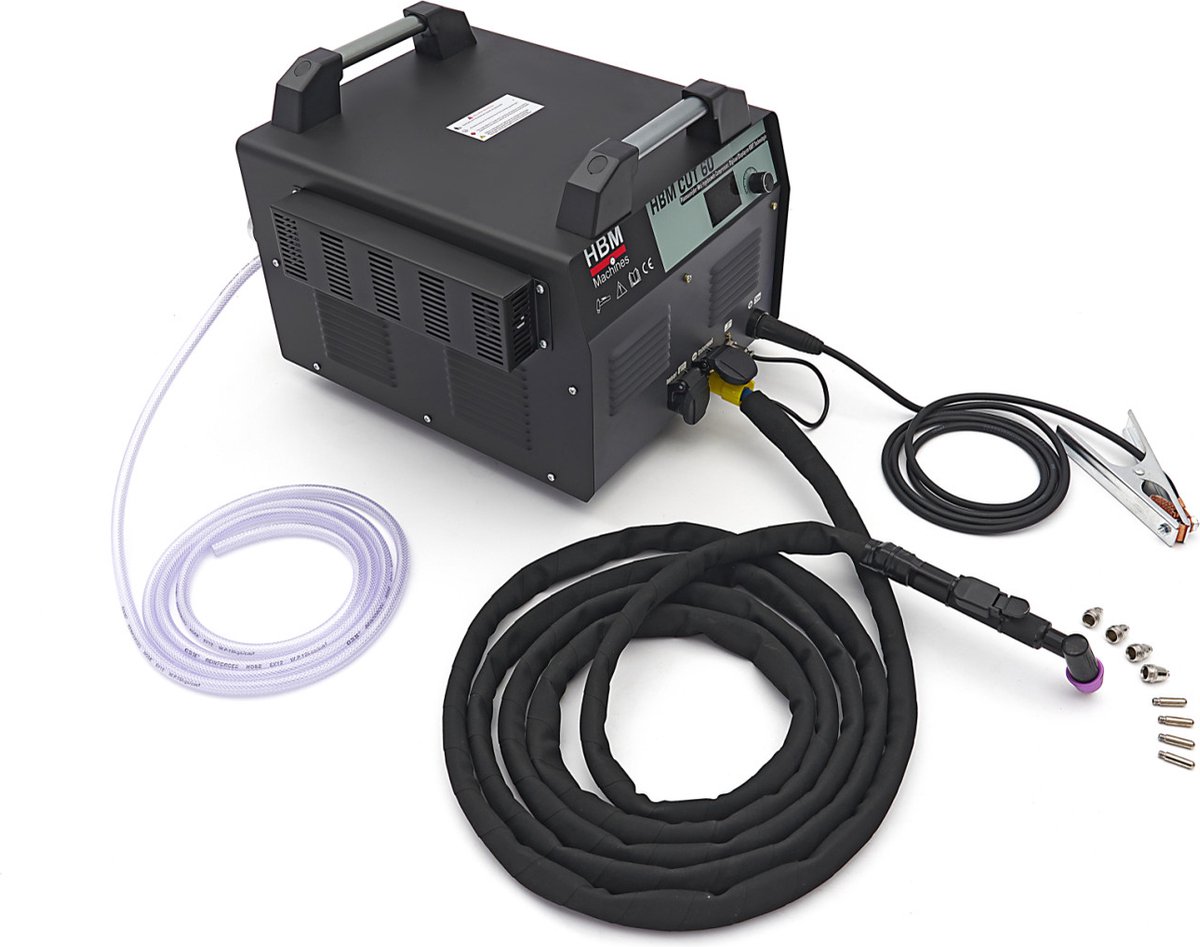 CUT 60 Plasmasnijder Met Ingebouwde Compressor, Digitaal Display en ...