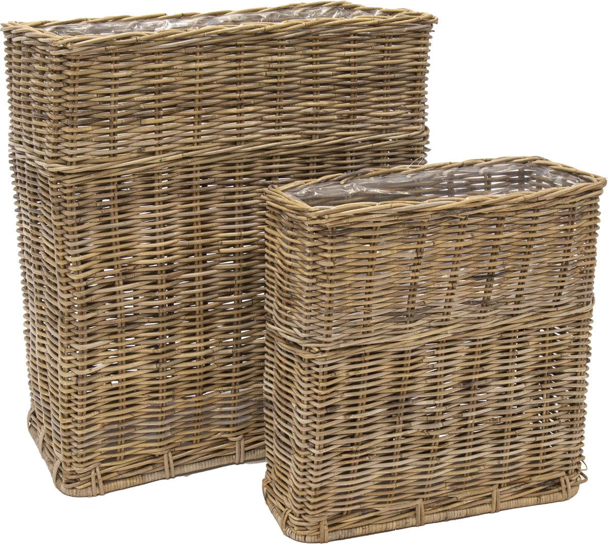 Kubu Terras Afscheiding Plantenbak Gevlochten | Terras | Plantenbak | 2 ...