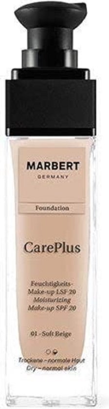 Marbert CarePlus Foundation Moisturizing Make-up SPF 20, 01 - Soft ...