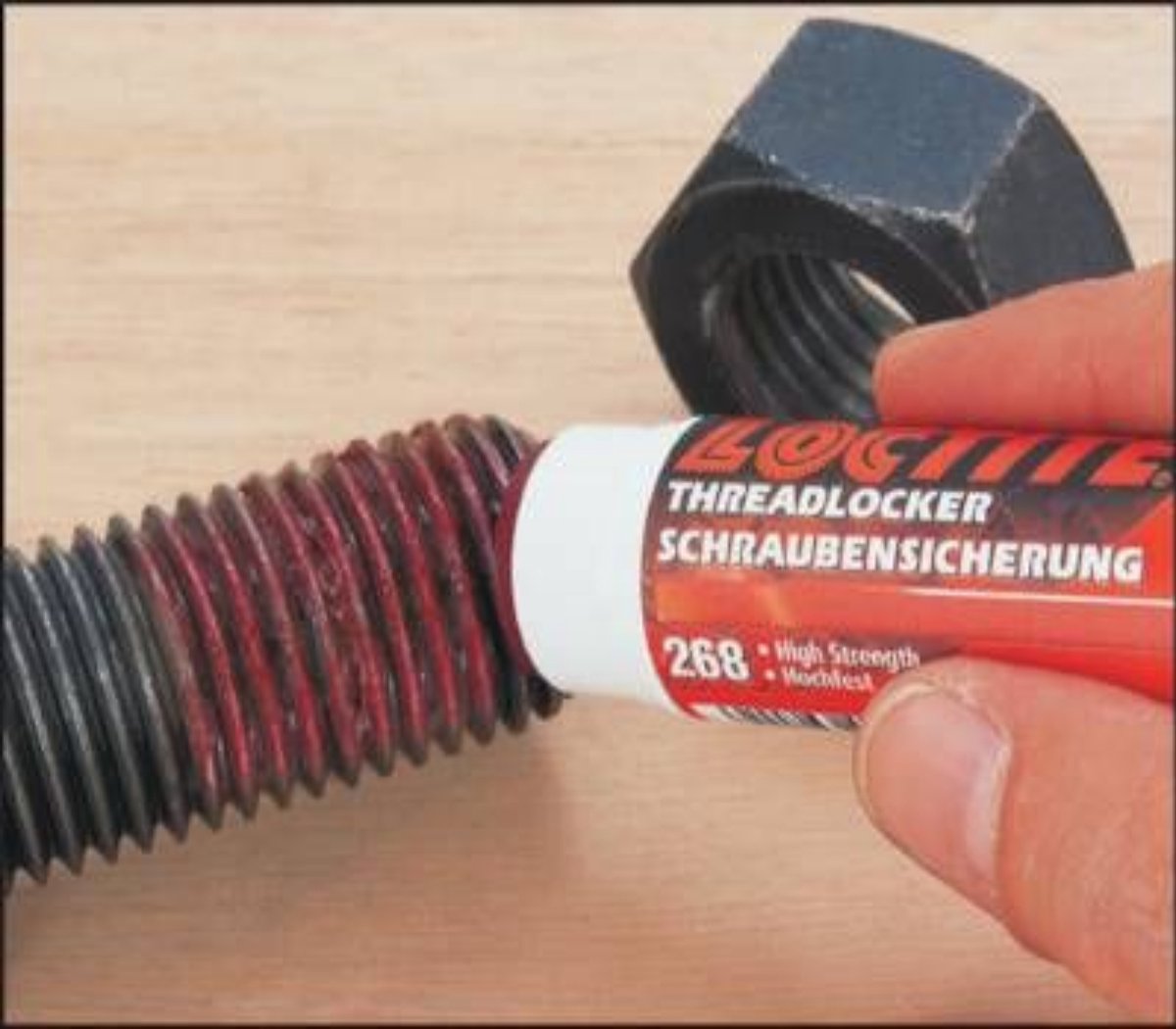 LOCTITE 268 Schroefdraadborging Stick Rood 19 gram - Hoge sterkte | bol.com