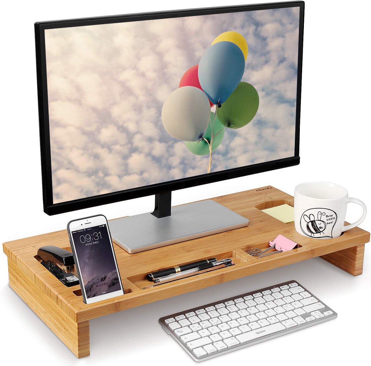 Polaza® Computer Bureau - Laptoptafel - Computer Standaard - Verhoging ...