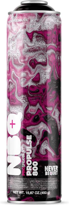 NBQ Propulse Pro - Spray Paint - 600ml - Matte afwerking - Wit | bol