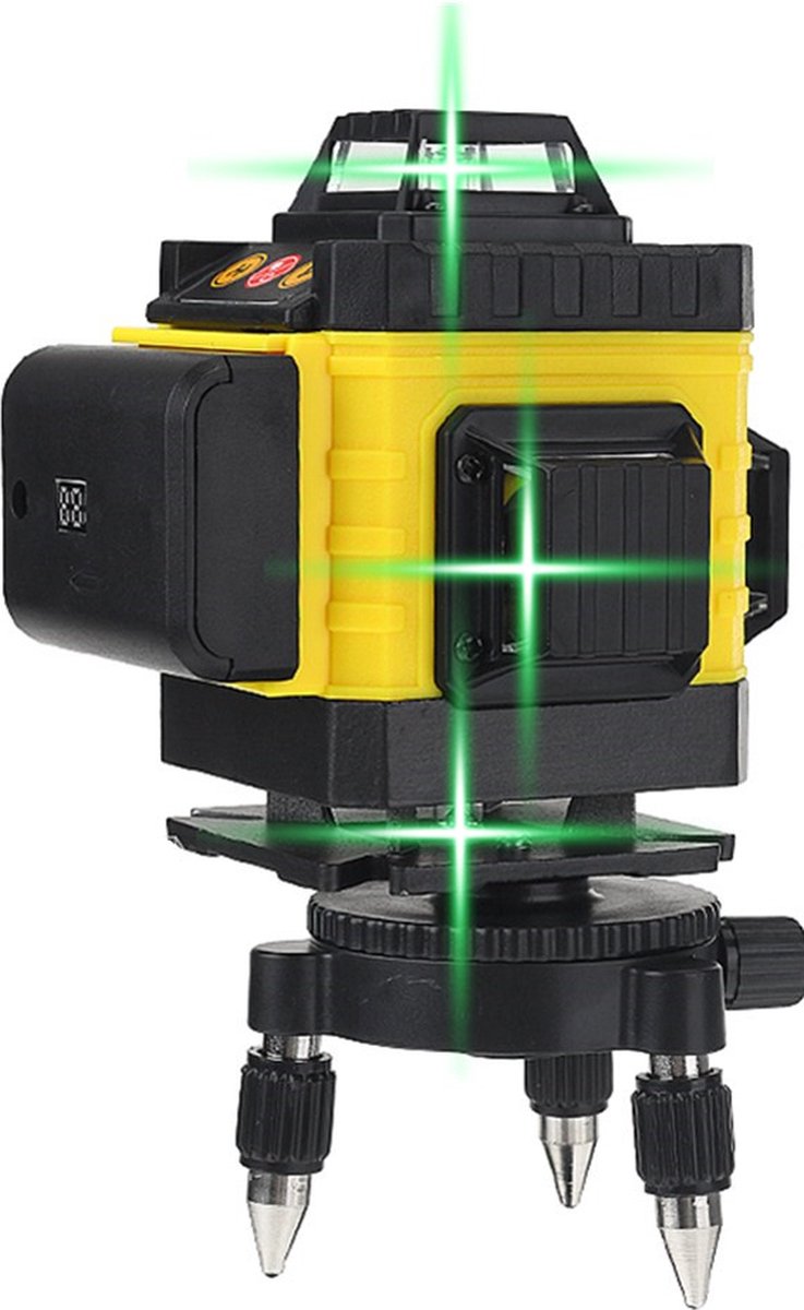 FASGet Lijnlasers - Zelfnivellerende Kruislijnlaser 4D Bouwlaser - 8/12 ...